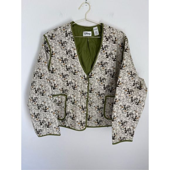 Disney | Jackets & Coats | Disney Bambi Quilted Top Plus Size 3x Nwt ...